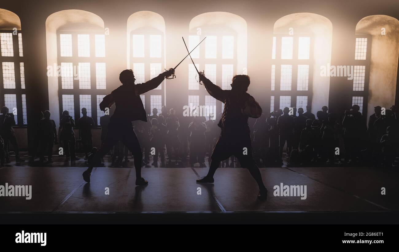 Shakespeare fight scene hi-res stock photography and images - Alamy