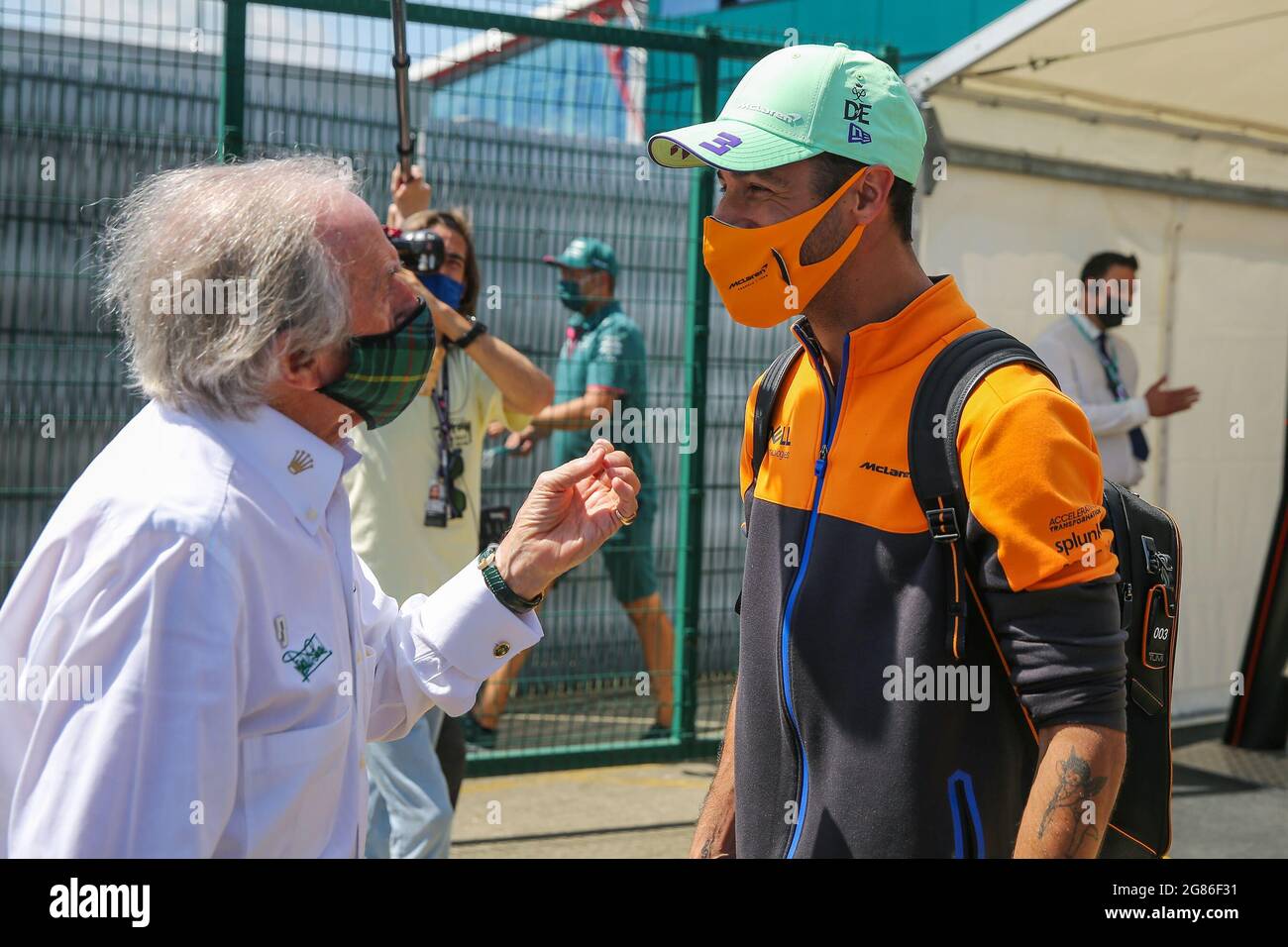 Silverstone Circuit, 16 July 2021 Daniel Ricciardo (AUS), McLaren ...