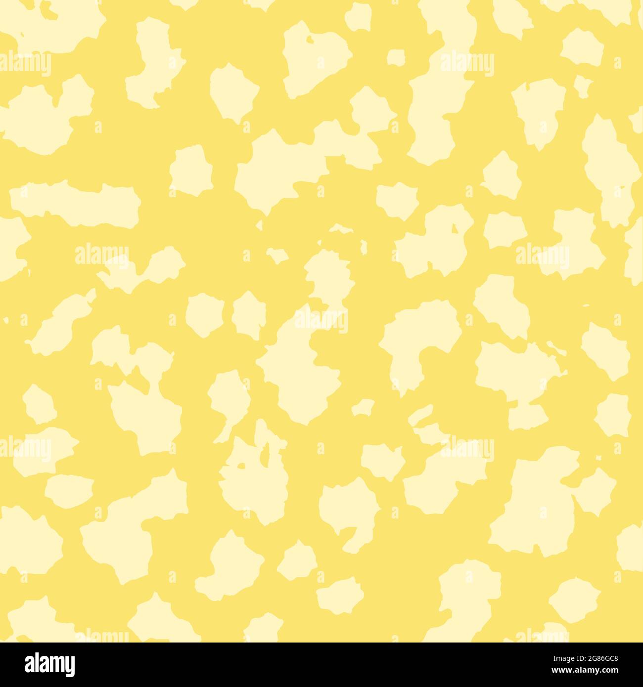 abstract yellow blots hand drawn brushstroke seamless pattern. vector ...