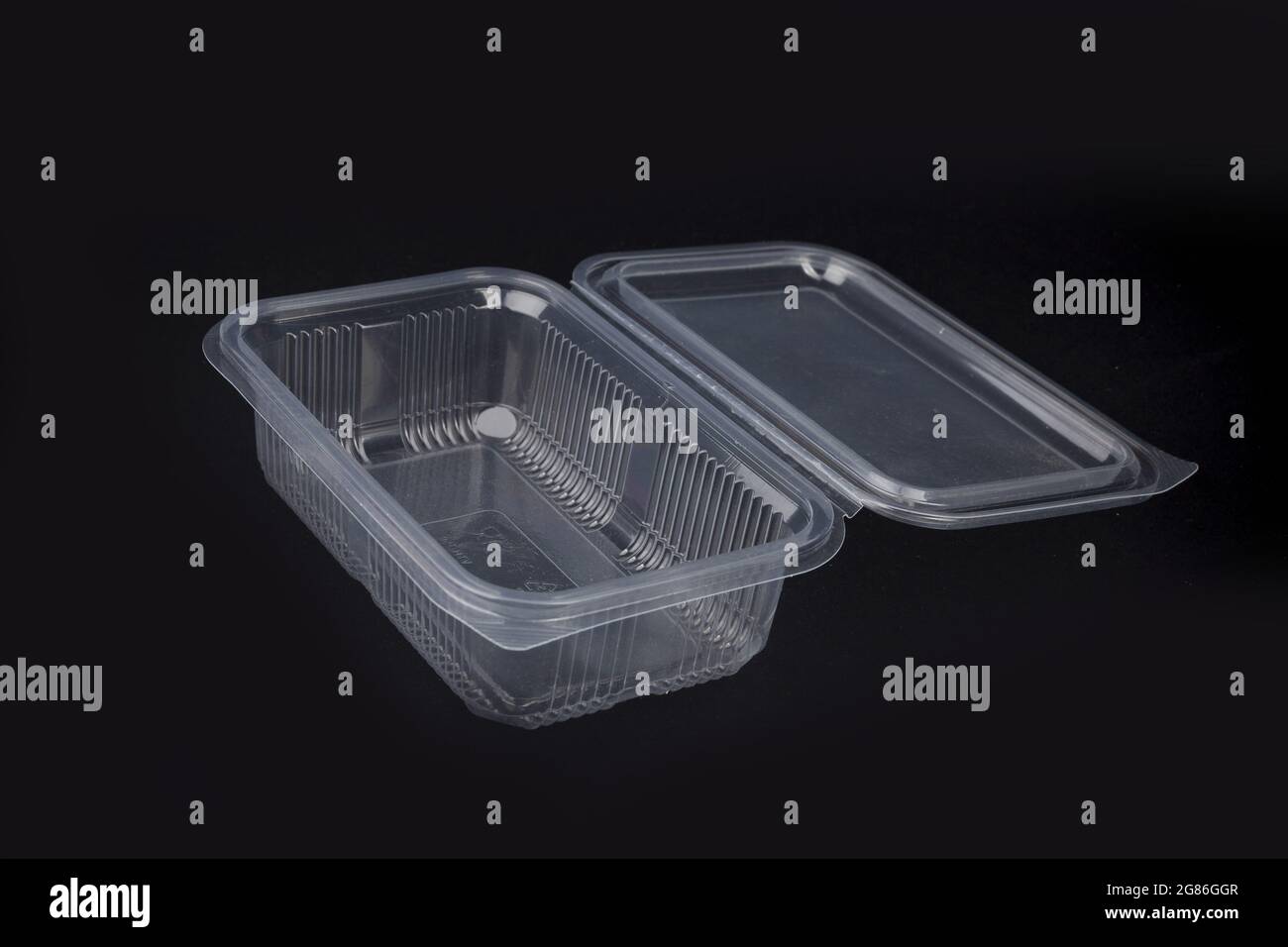 plastic transparent container for food, isolated Stock Photo - Alamy