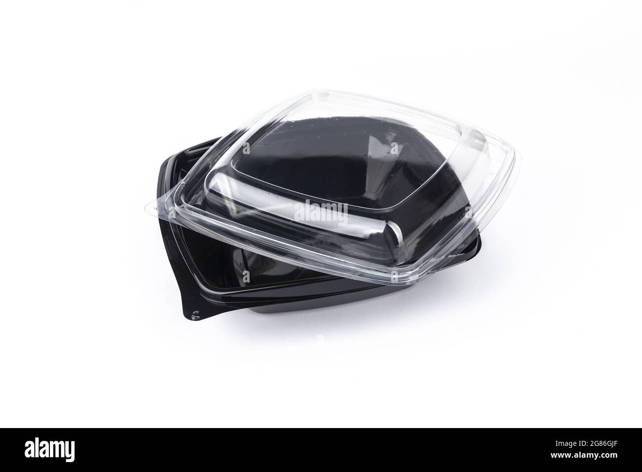 plastic transparent container for food, isolated Stock Photo - Alamy