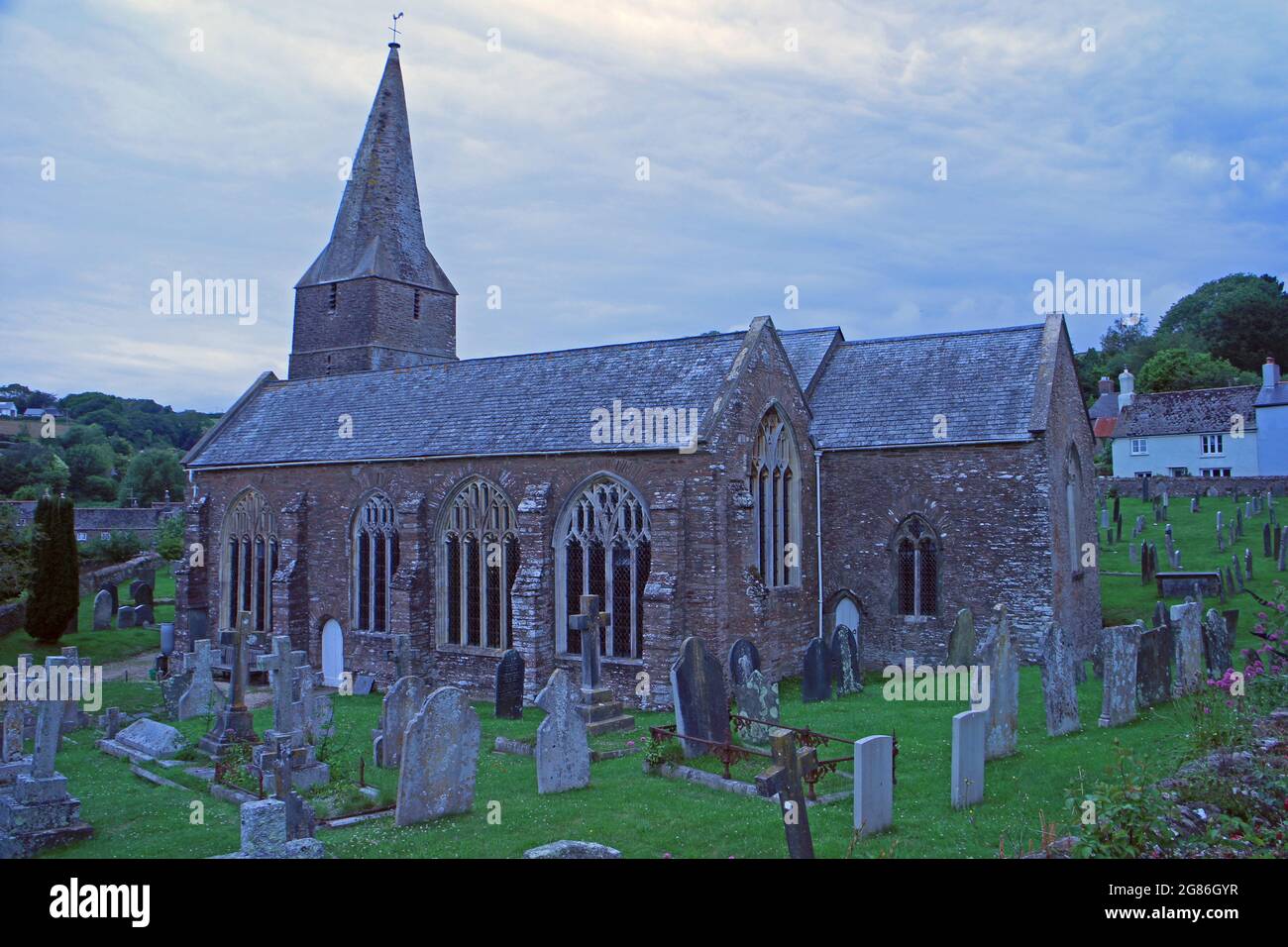 St James Church, Slapton, Devon Stock Photo - Alamy