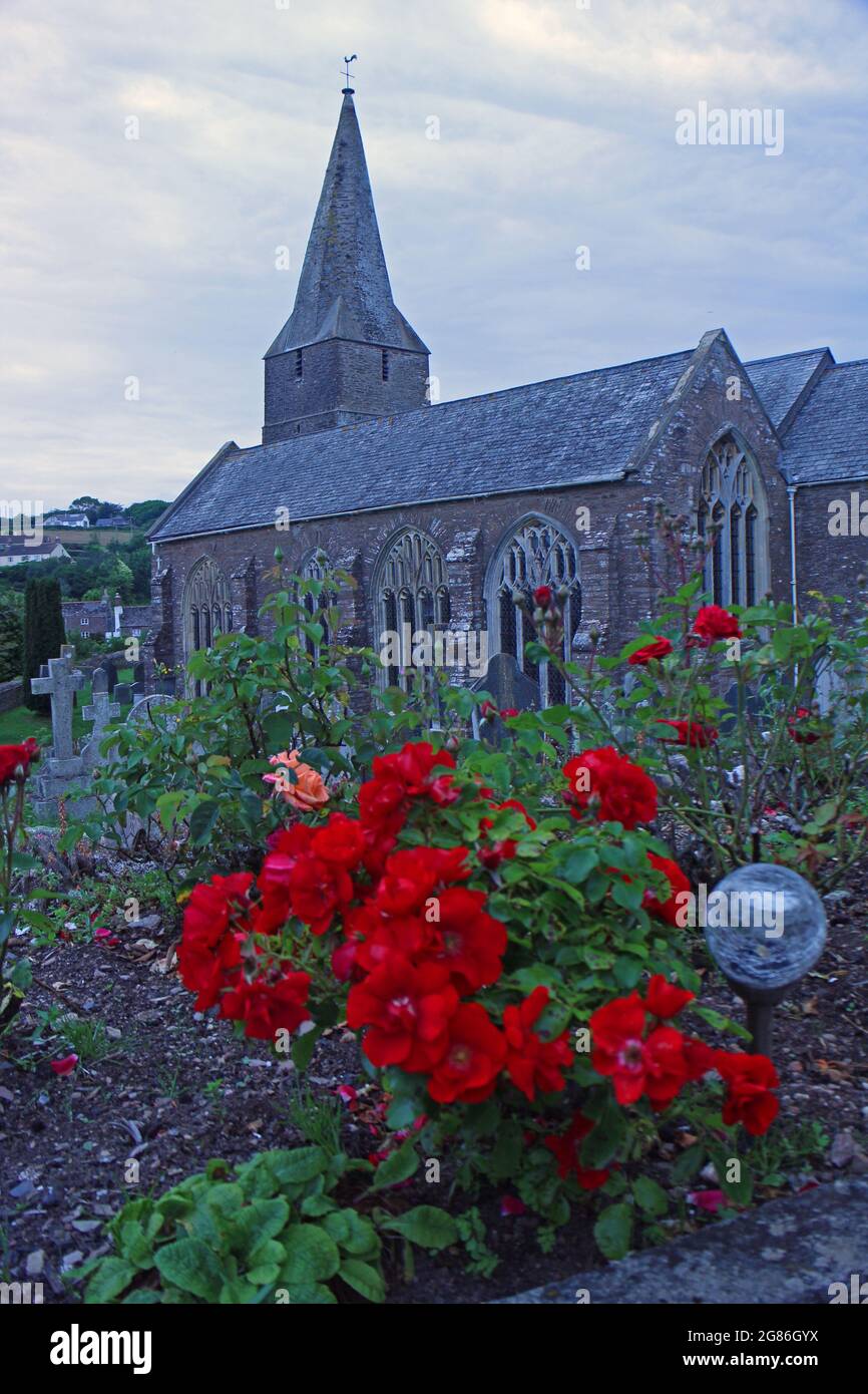 St James Church, Slapton, Devon Stock Photo - Alamy