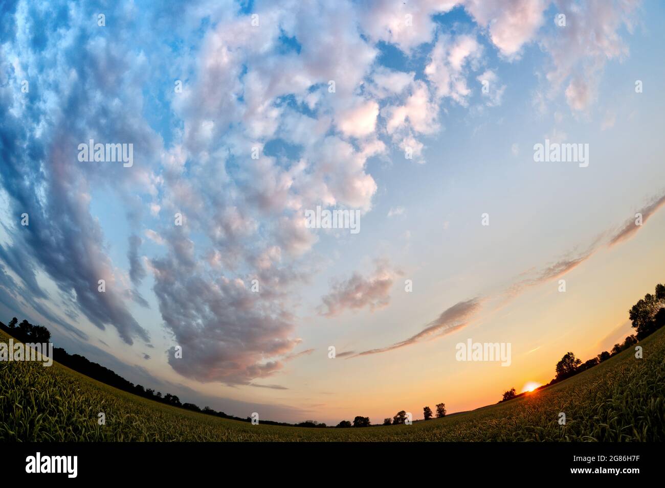 Clouds fisheye hi-res stock photography and images - Alamy
