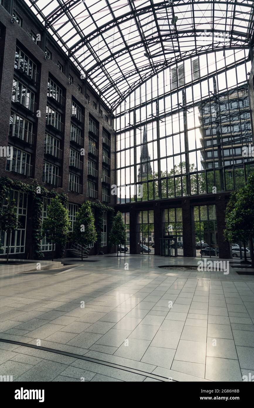 Modern architecture inside a building Stock Photo - Alamy