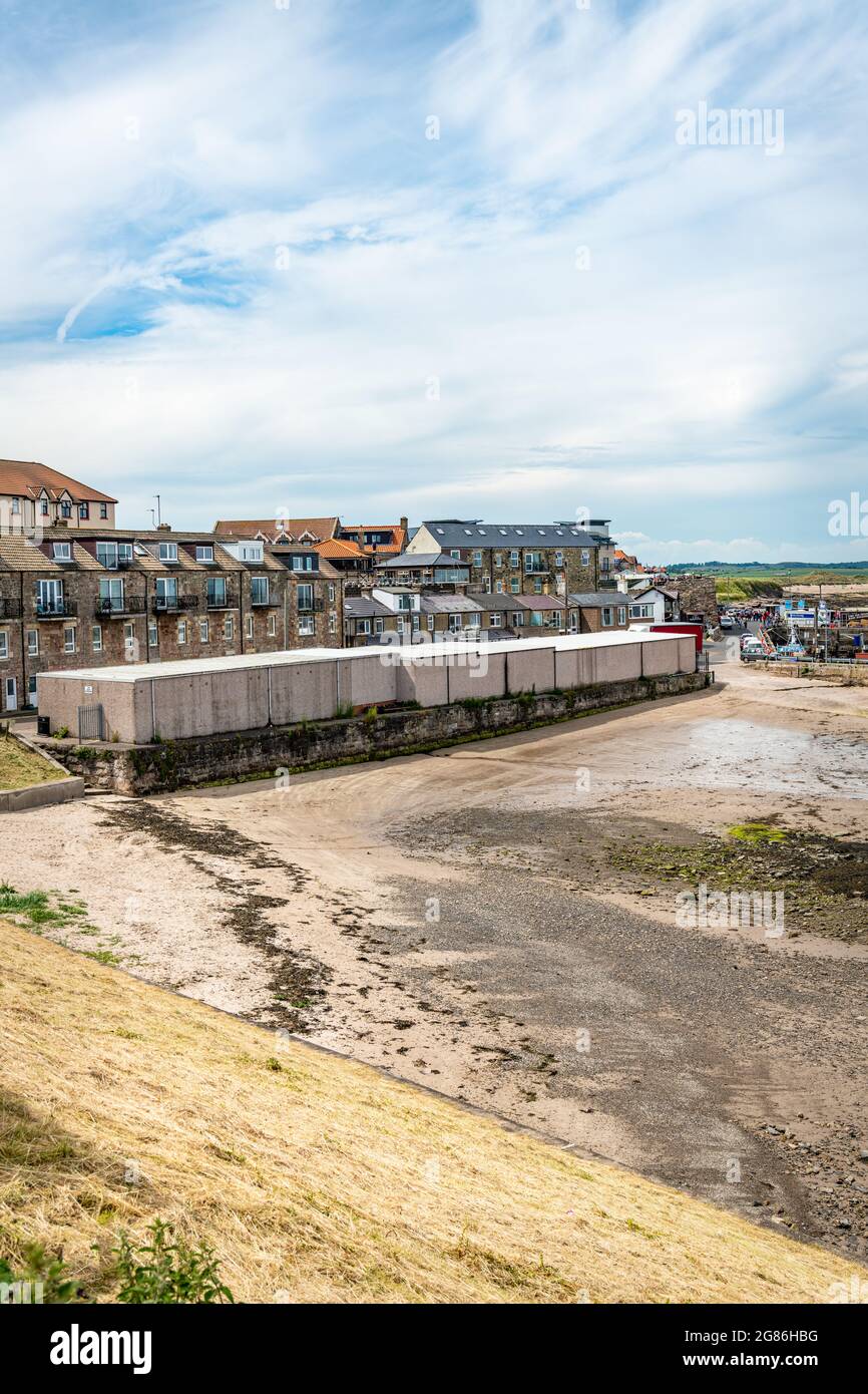 View seahouses harbour in northumberland hi-res stock photography and ...