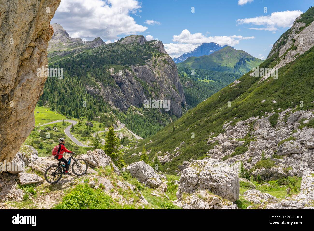Bike in dolomite marmolada italy hi-res stock photography and images ...