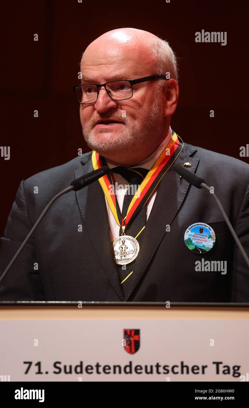 Munich, Germany. 17th July, 2021. Daniel Herman, former Minister of ...