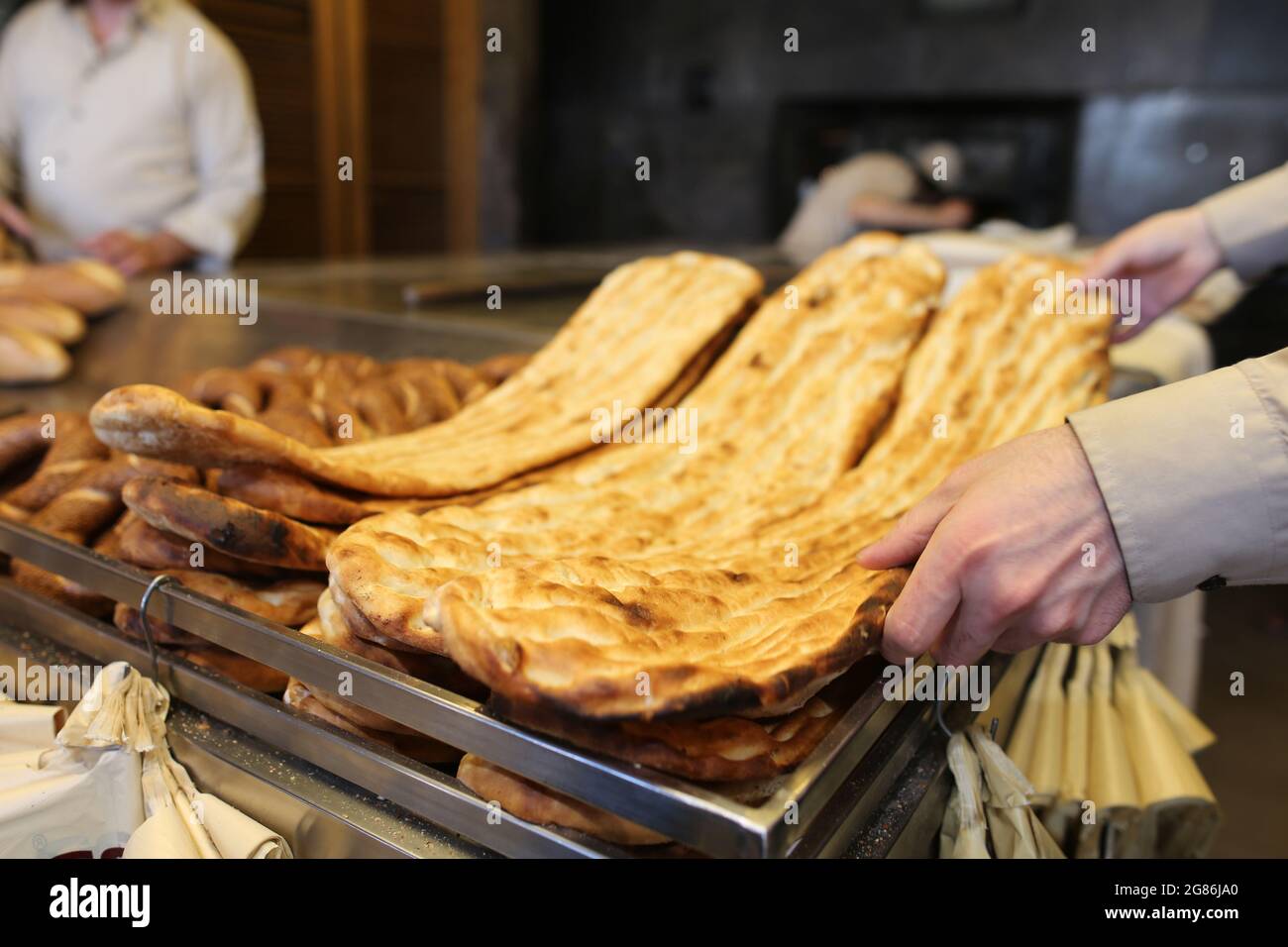 Lavash, Bakery Products, Pastry and Bakery, Fresh Lavash Stock Photo ...