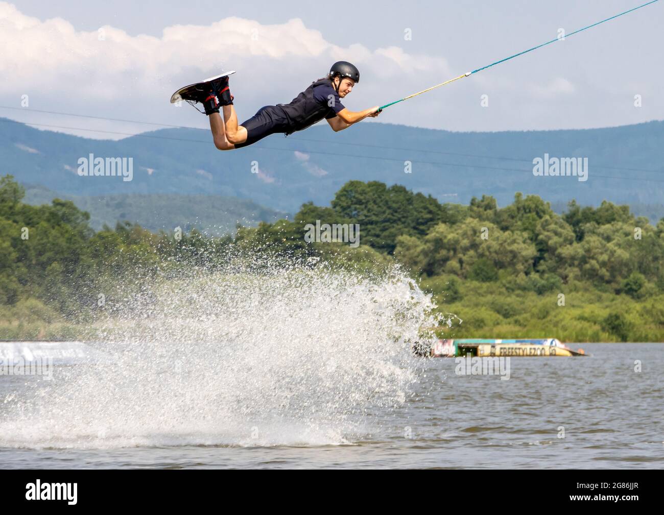 Flying surfboard hi-res stock photography and images - Alamy