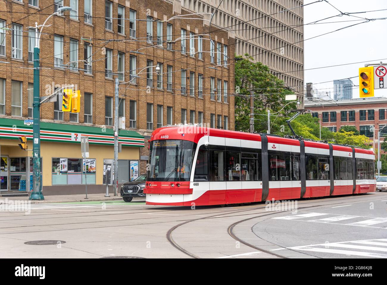 TTC streetcar or tramway, toronto, canada Stock Photo - Alamy