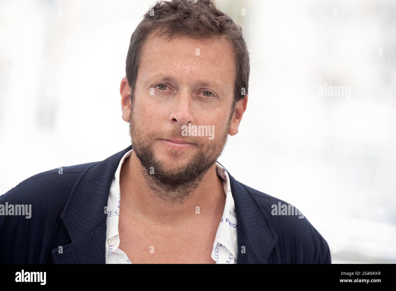Damien Bonnard attends Les Intranquilles (The Restless) photocall ...