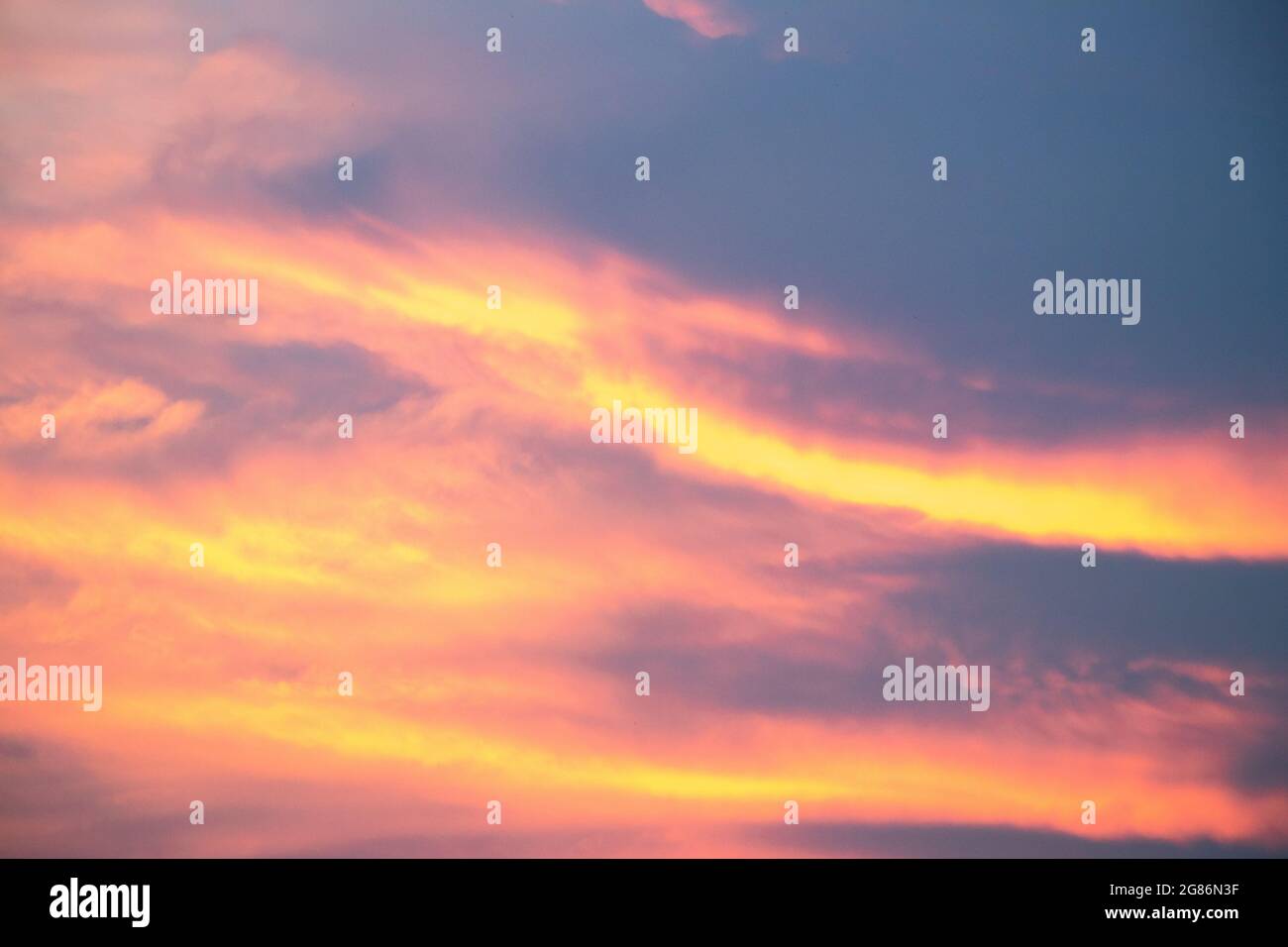 Beautiful cloud sky background in twilight color Stock Photo - Alamy