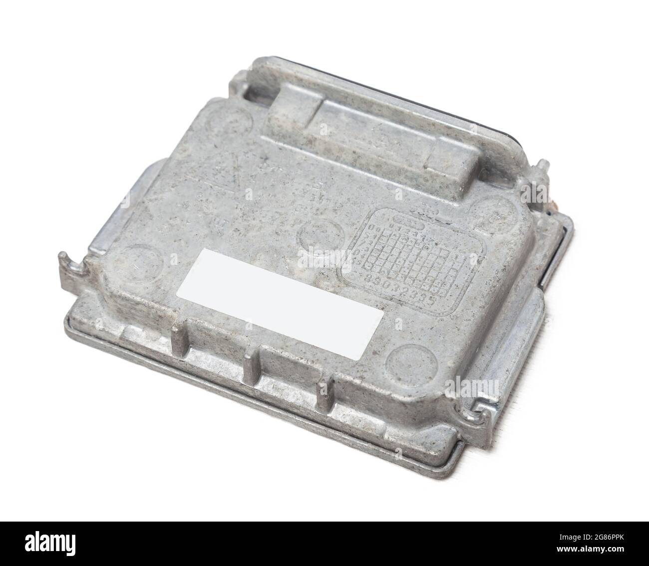 Engine controller on white Cut Out Stock Images & Pictures - Alamy