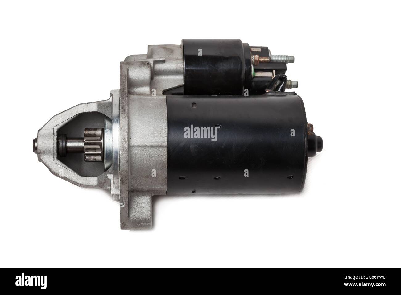 Starter of an internal combustion engine New Spare part for car on a ...