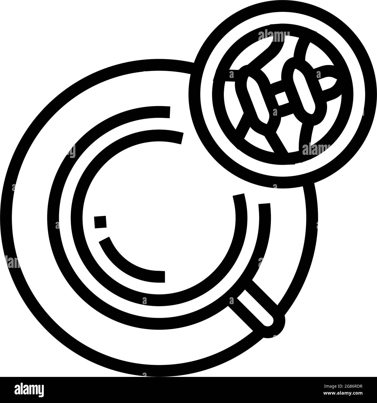 green tea line icon vector illustration Stock Vector Image & Art - Alamy