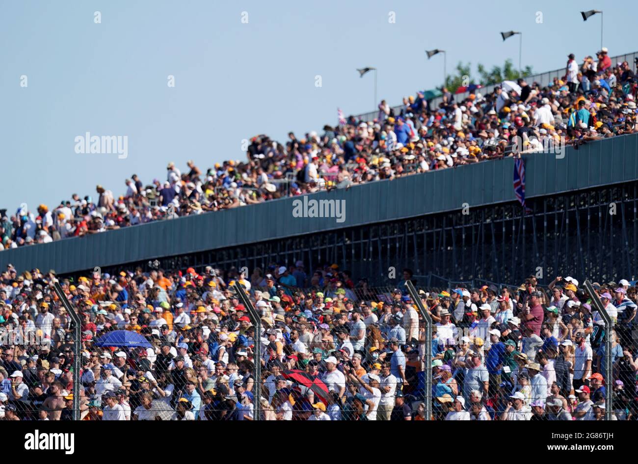 F1 fans silverstone 2021 hi-res stock photography and images - Alamy