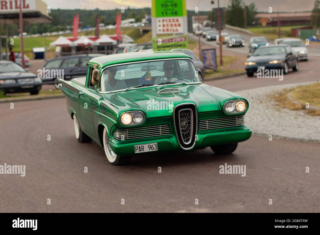 Rattvik, Sweden - July 27.2013: Classic Car Week Rttvik - Ford Ranchero ...