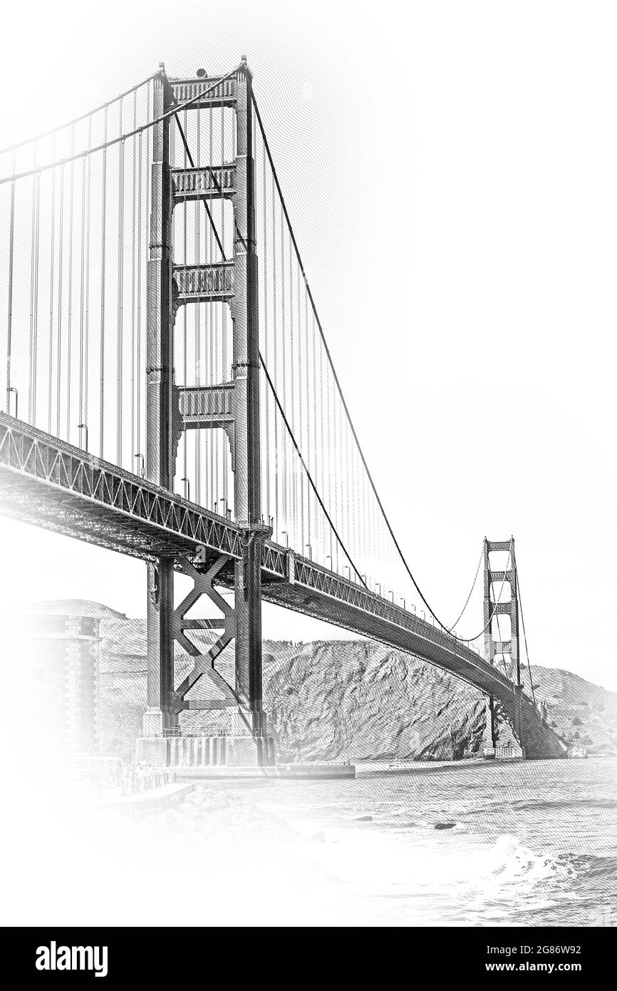 Golden Gate Bridge - view from Fort Point Stock Photo - Alamy