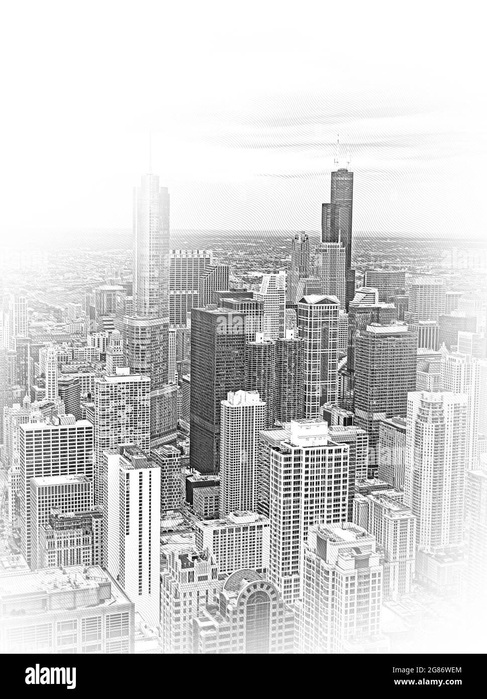 Chicago from above amazing hi-res stock photography and images - Alamy