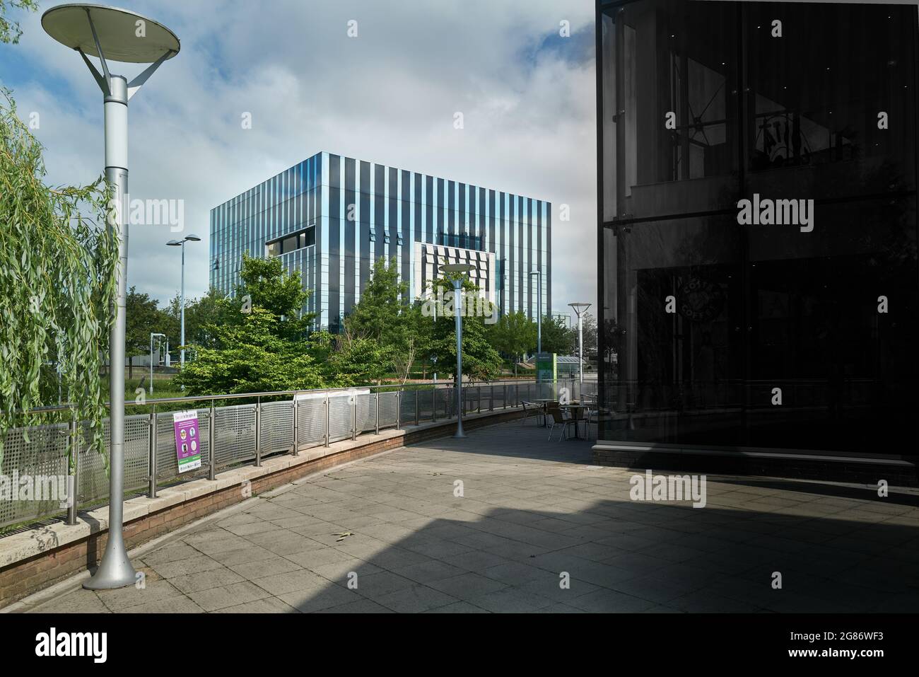 The Cube modern Council building at the town centre of Corby ...
