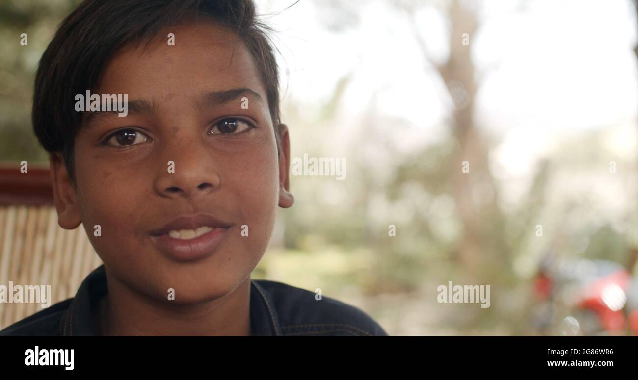 Closeup shot of an authentic South Asian male child Stock Photo - Alamy