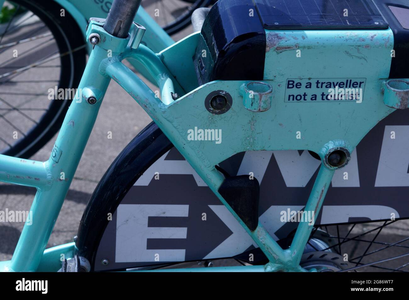 Visitors are encouraged to hire bicycles and ride designated cycle ...