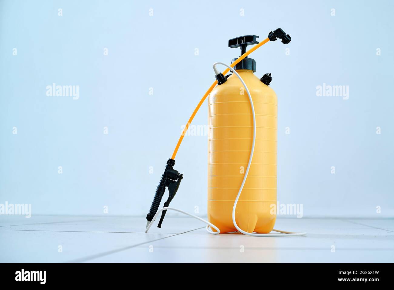 professional disinfectant sprayer . photo with a copy-space Stock Photo ...