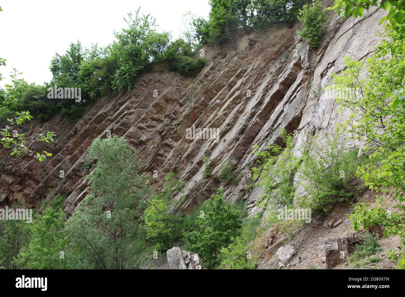 Quarry Doly Biskupie, swietokrzyskie, Poland, paleozoic era, dolomites ...