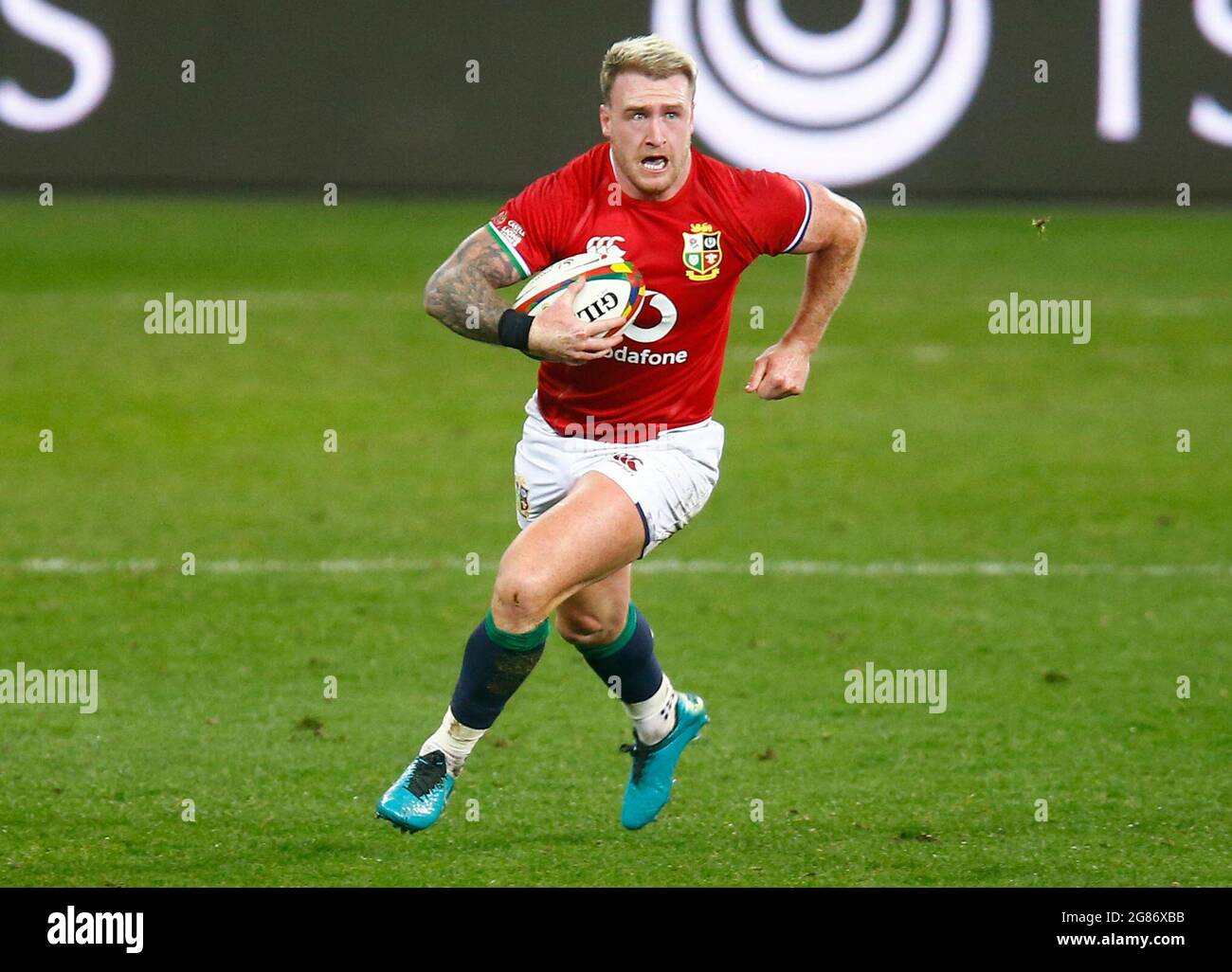 Stuart Hogg of the British & Irish Lions during the Castle Lager Lions ...