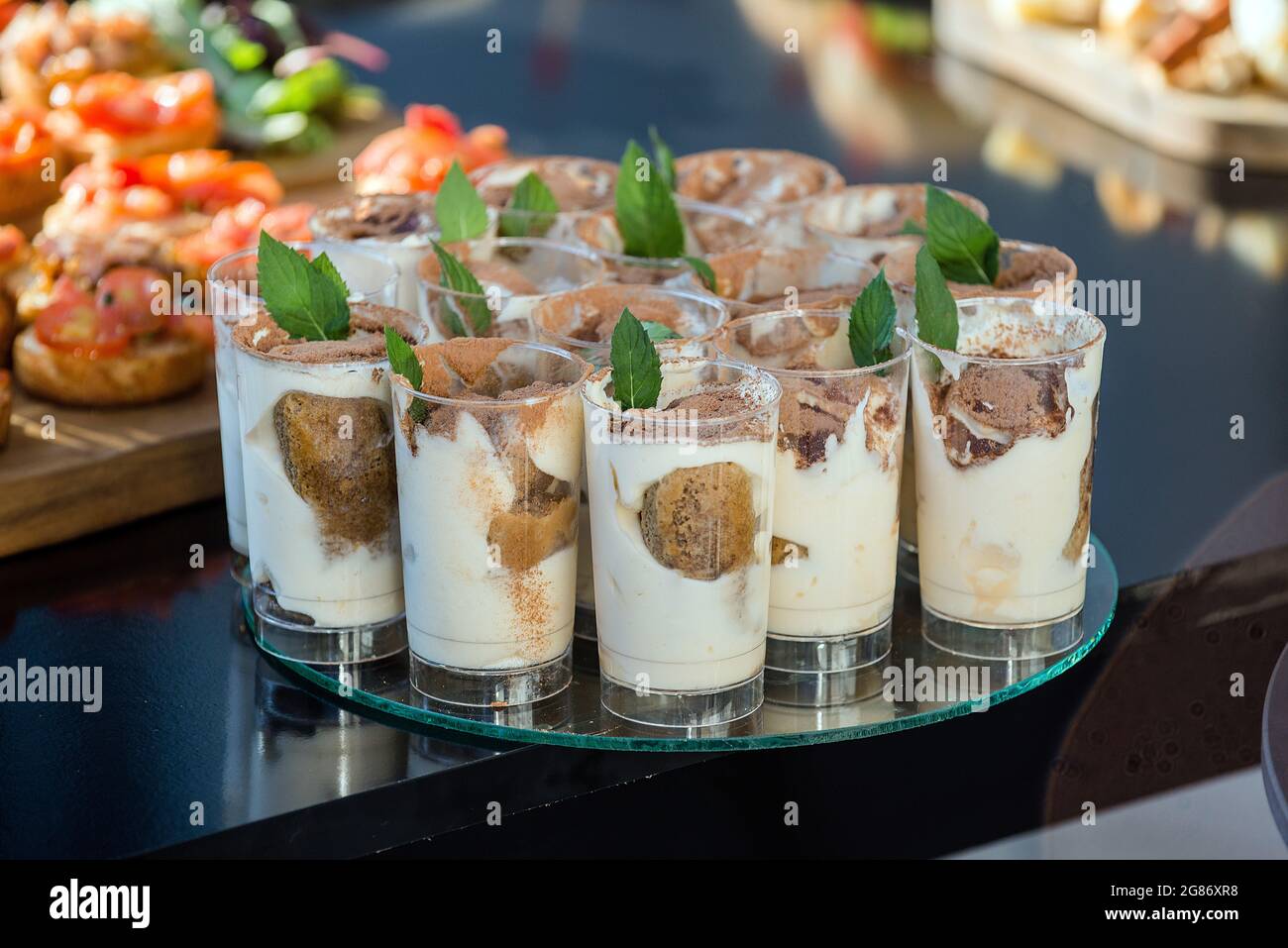 Food, restaurant, dessert, appetizer, banquet Stock Photo - Alamy