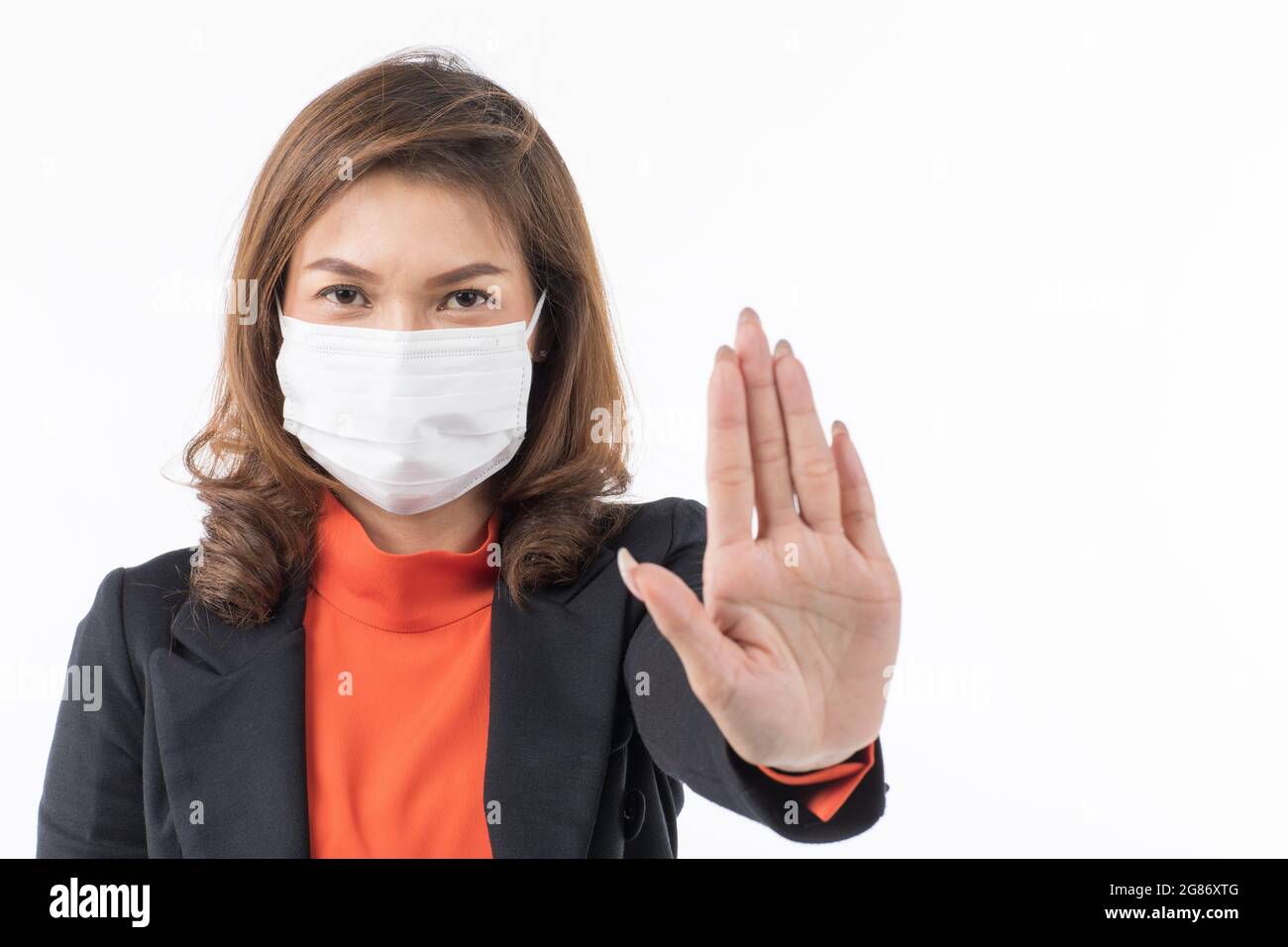 Refuse no hand asian hi-res stock photography and images - Alamy