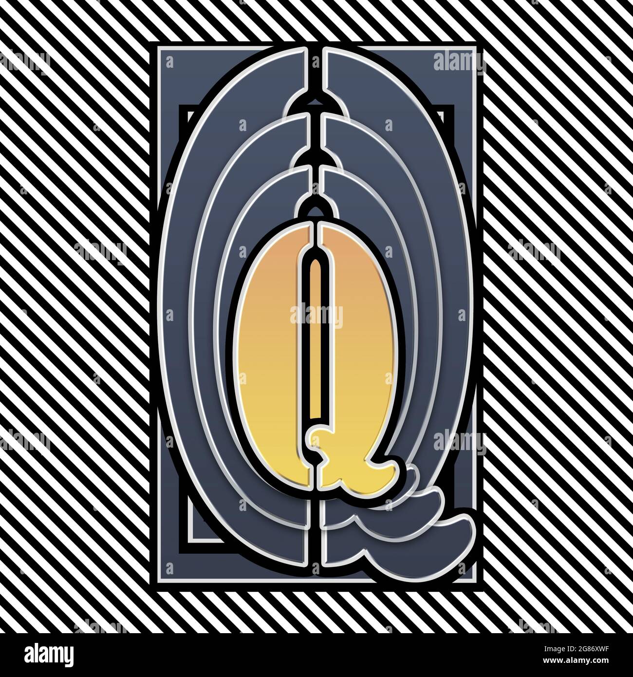 Majuscule q Cut Out Stock Images & Pictures - Alamy