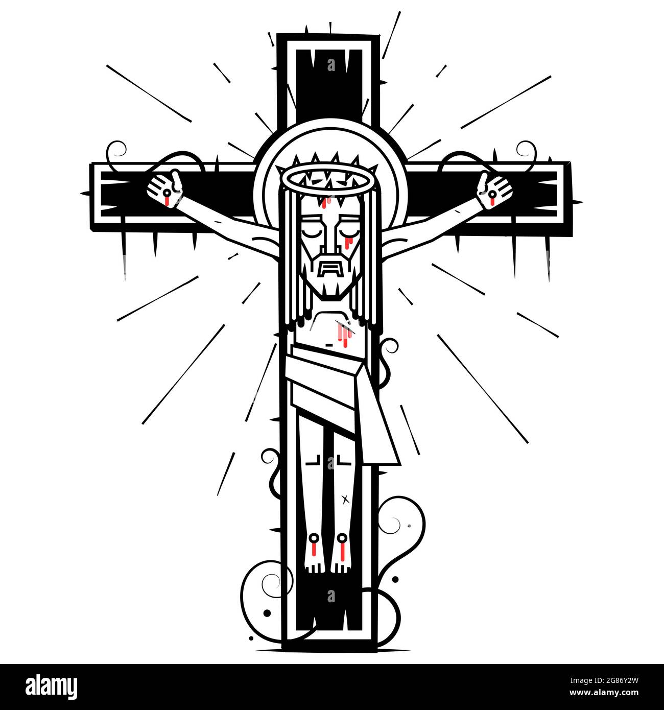 Jesus Cross Drawing Realistic