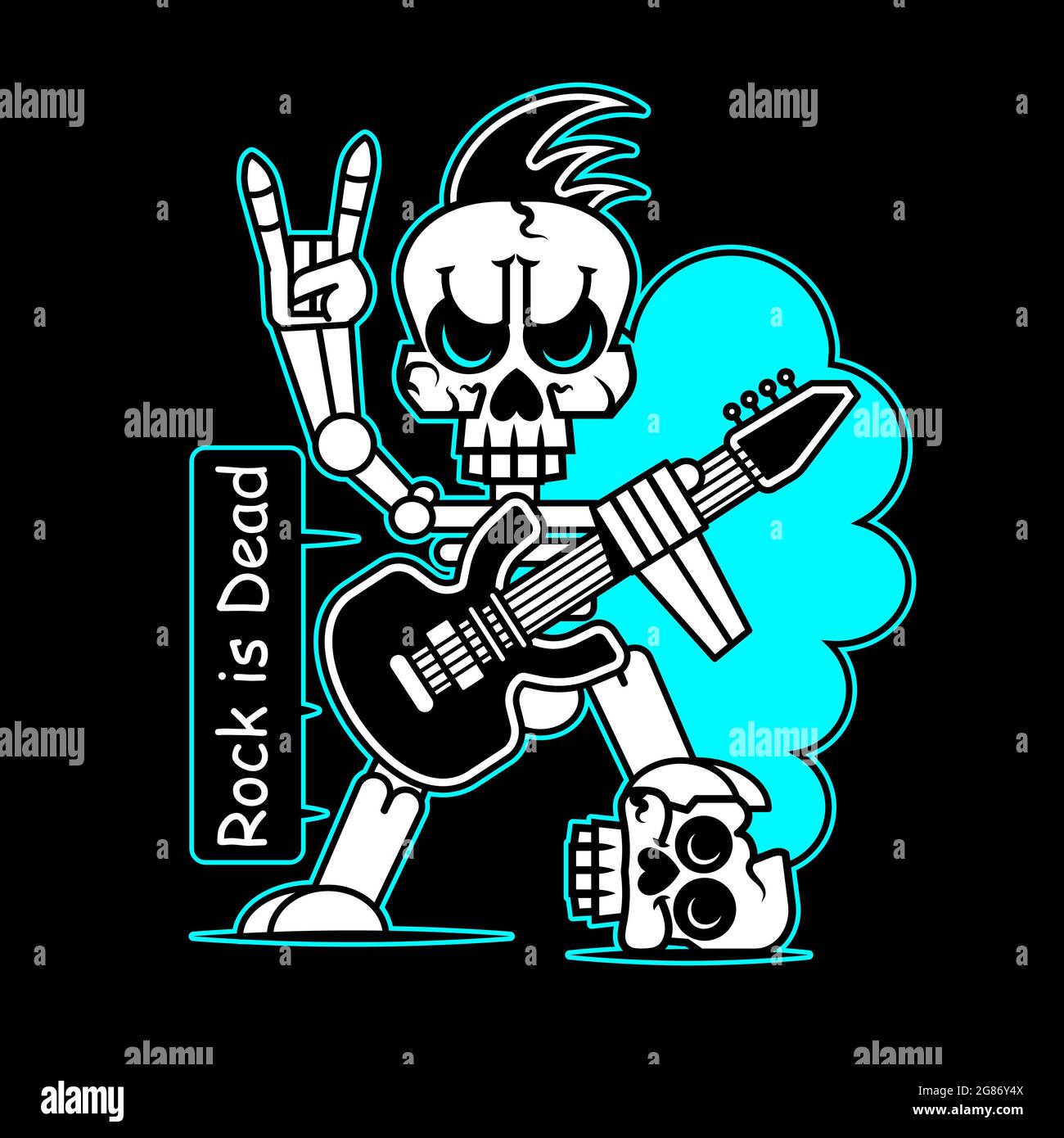 Human skeleton posing isolated over black background vector ...