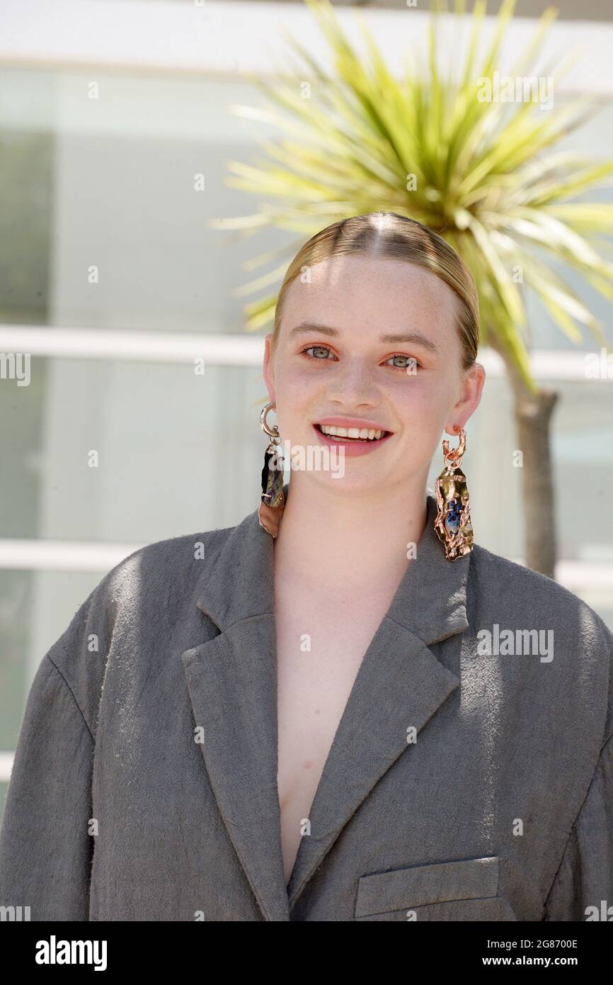 July 15, 2021, CANNES, France: CANNES, FRANCE - JULY 15: Luna Wedler ...