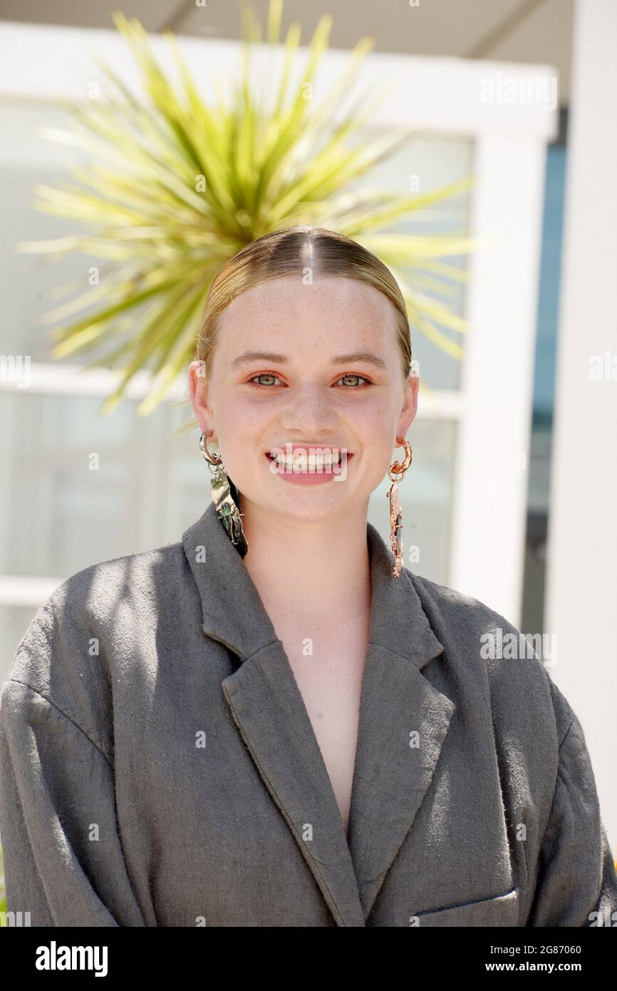 July 15, 2021, CANNES, France: CANNES, FRANCE - JULY 15: Luna Wedler ...