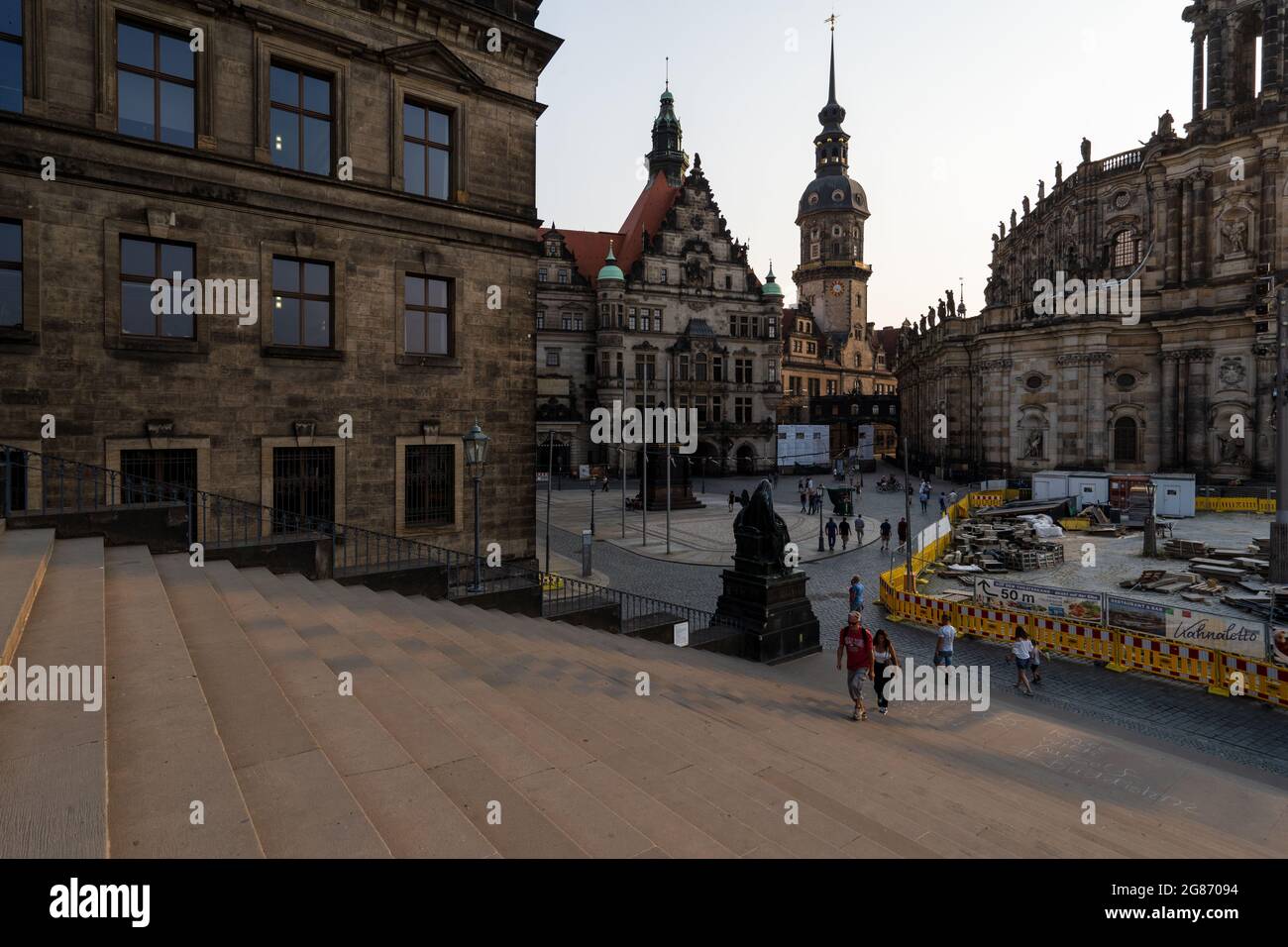 Old town baroque dresden hi-res stock photography and images - Alamy