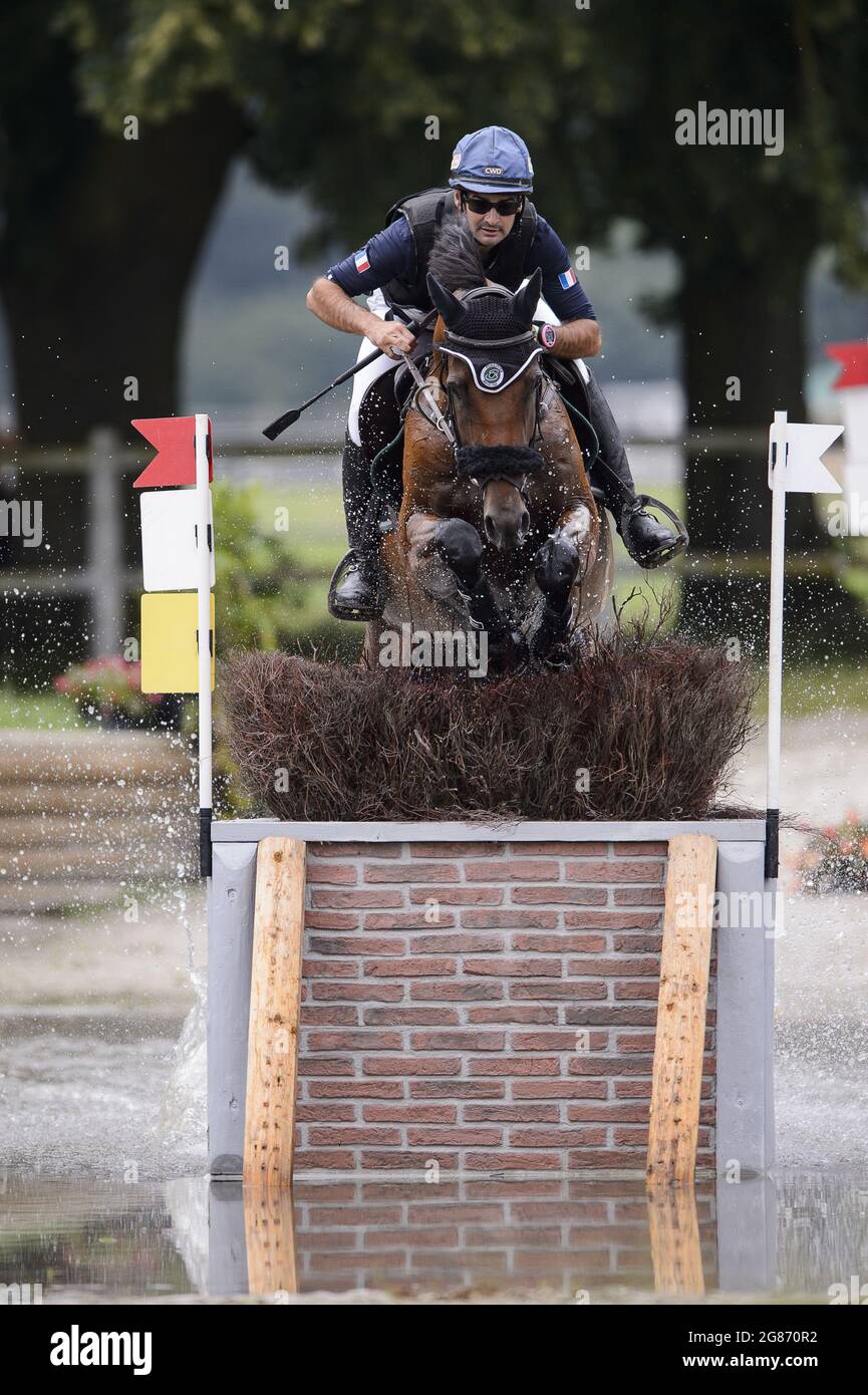 Benjamin Massié riding Climaine de Cacao during the cross country CCI4 ...