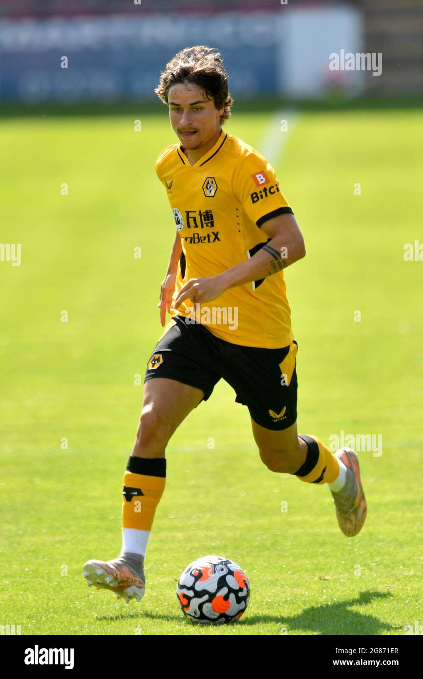 Wolverhampton Wanderers’ Hugo Bueno during the pre-season friendly ...