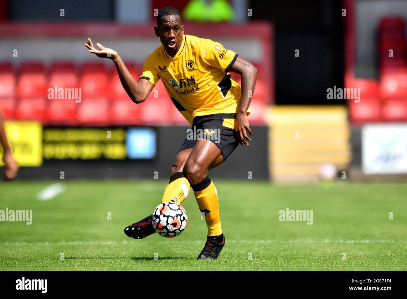Wolverhampton Wanderers’ Willy Boly during the pre-season friendly ...