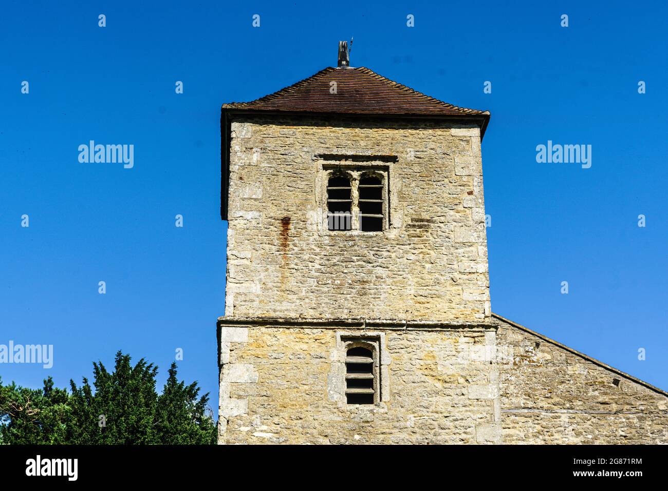 St Mary and St Nicholas church, Chetwode, Buckinghamshire. The building ...