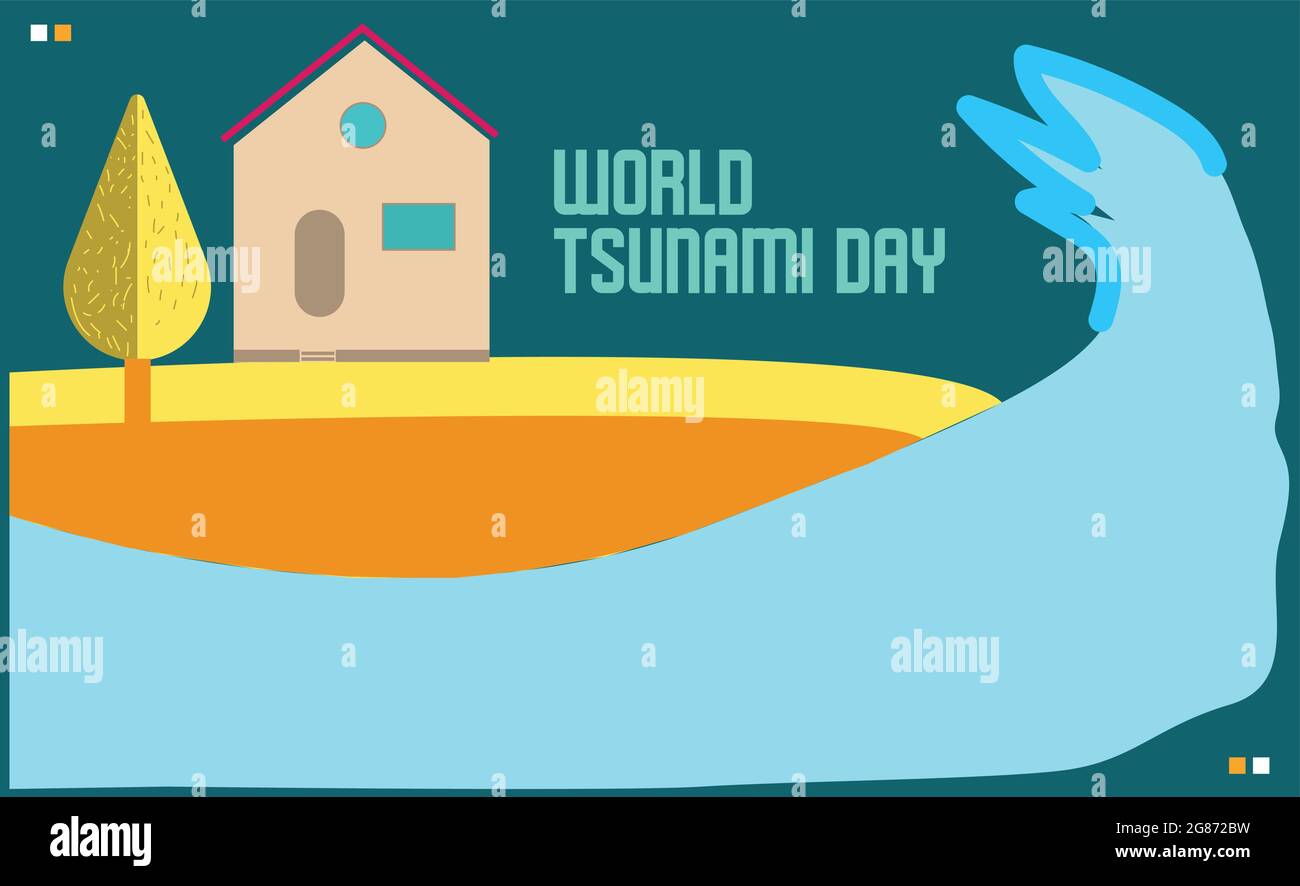 World Tsunami Day vector template Stock Vector Image & Art - Alamy