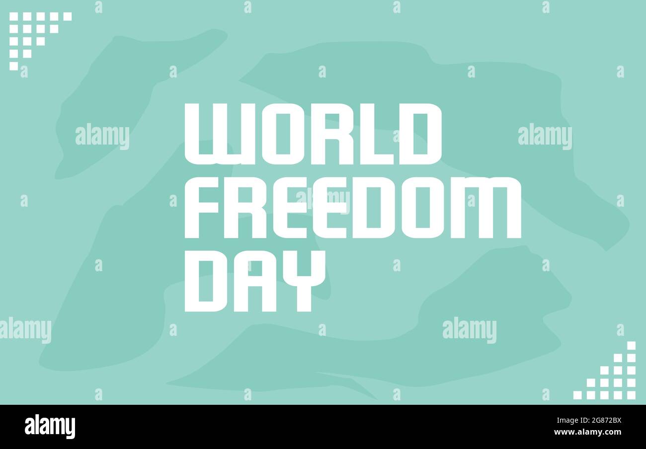 World Freedom Day vector template Stock Vector Image & Art - Alamy