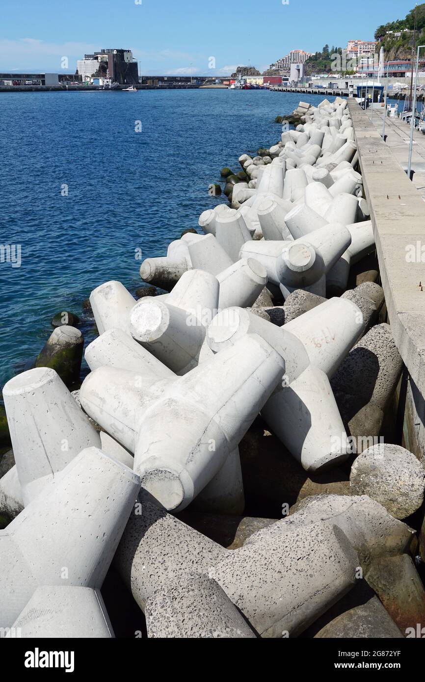 Port area, Funchal, Madeira, Portugal, Europe Stock Photo - Alamy