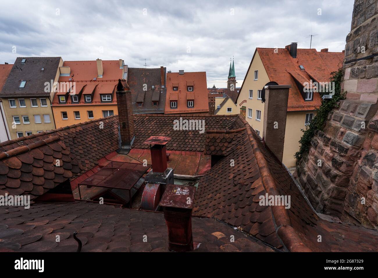 Nuremberg/Nurnberg Old Town Stock Photo - Alamy