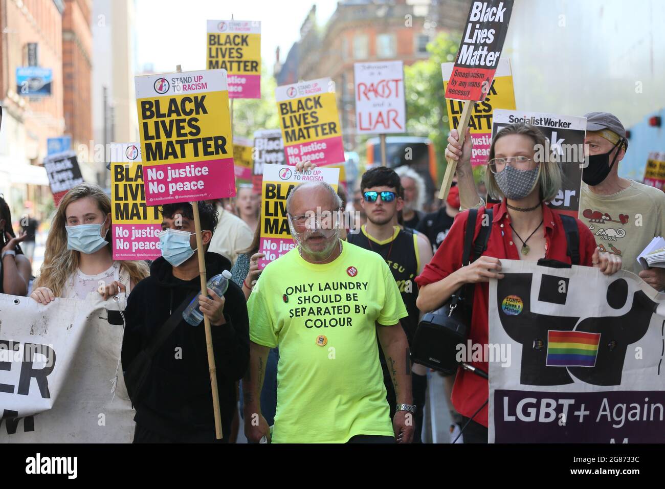 Unison union worker protest placard hi-res stock photography and images ...