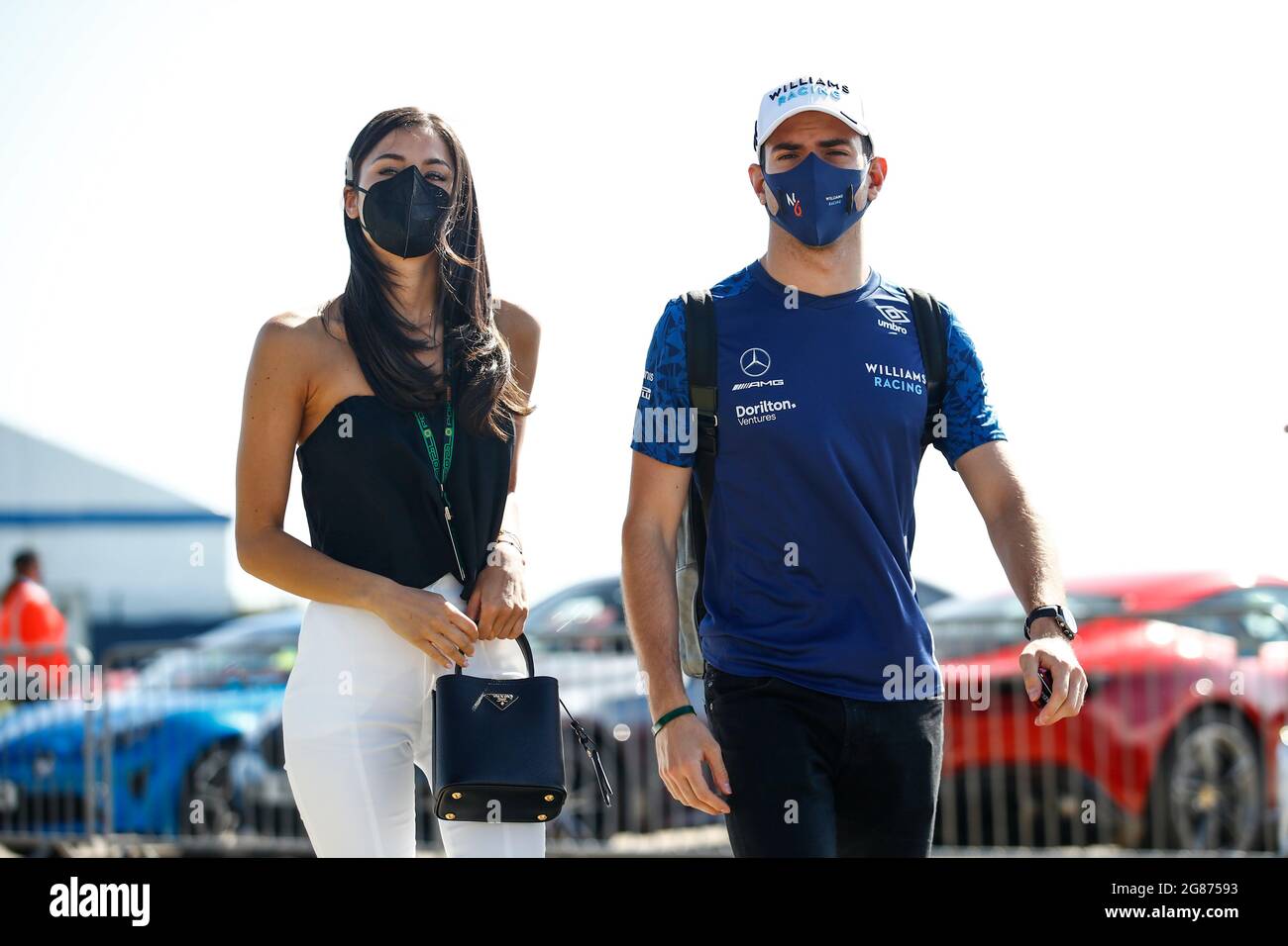 LATIFI Nicholas (can), Williams Racing F1 FW43B, portrait and his ...