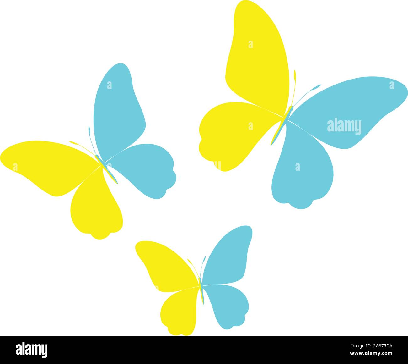 Butterfly brooch Stock Vector Images - Alamy