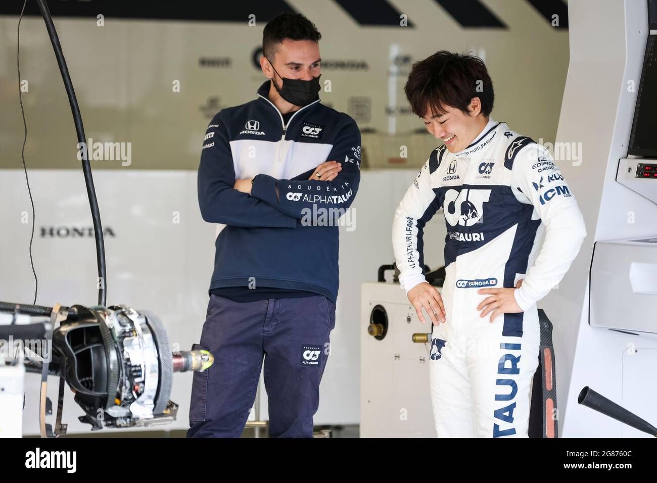 Silverstone, UK. 15th July, 2021. # 22 Yuki Tsunoda (JPN, Scuderia ...